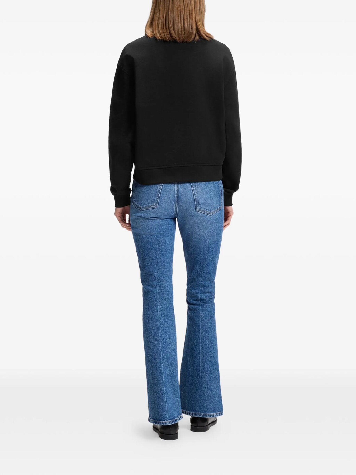 Толстовка HUGO Logo-embroidered sweatshirt, размер XS — фото 1