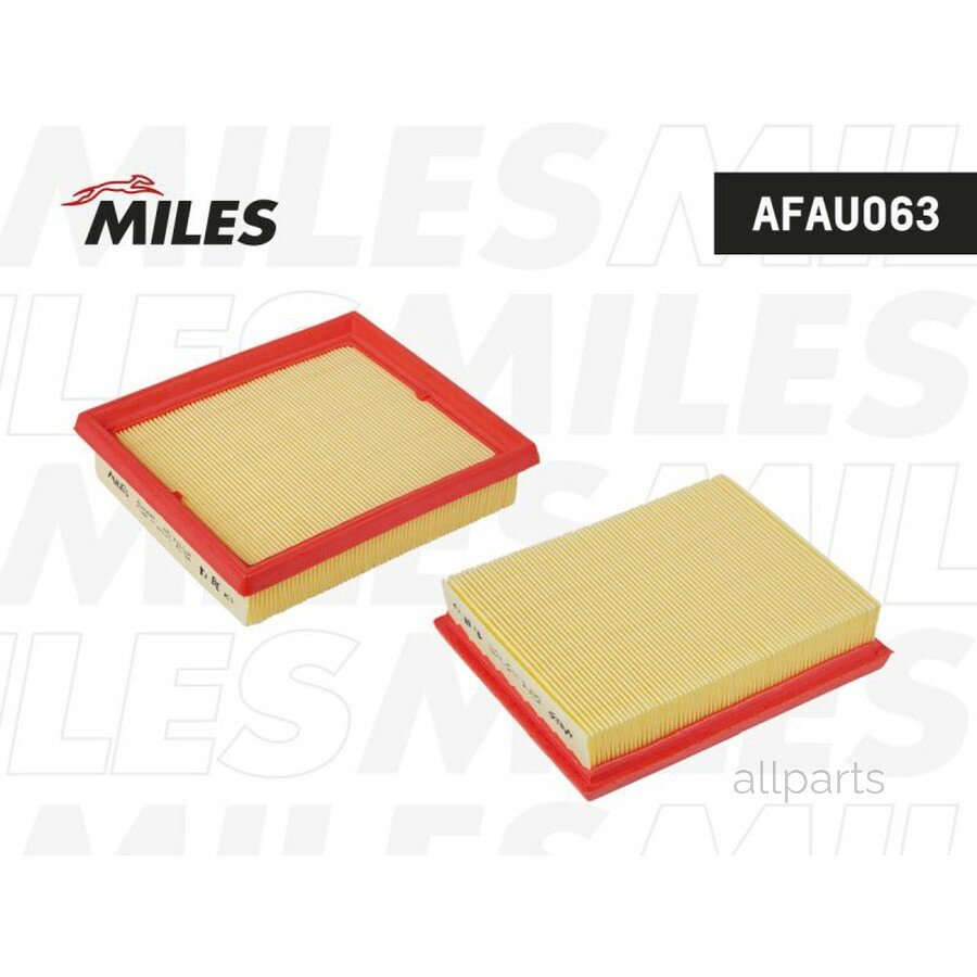 MILES AFAU063 Фильтр воздушный PEUGEOT 206/CITROEN XSARA 1.1-1.6 97-