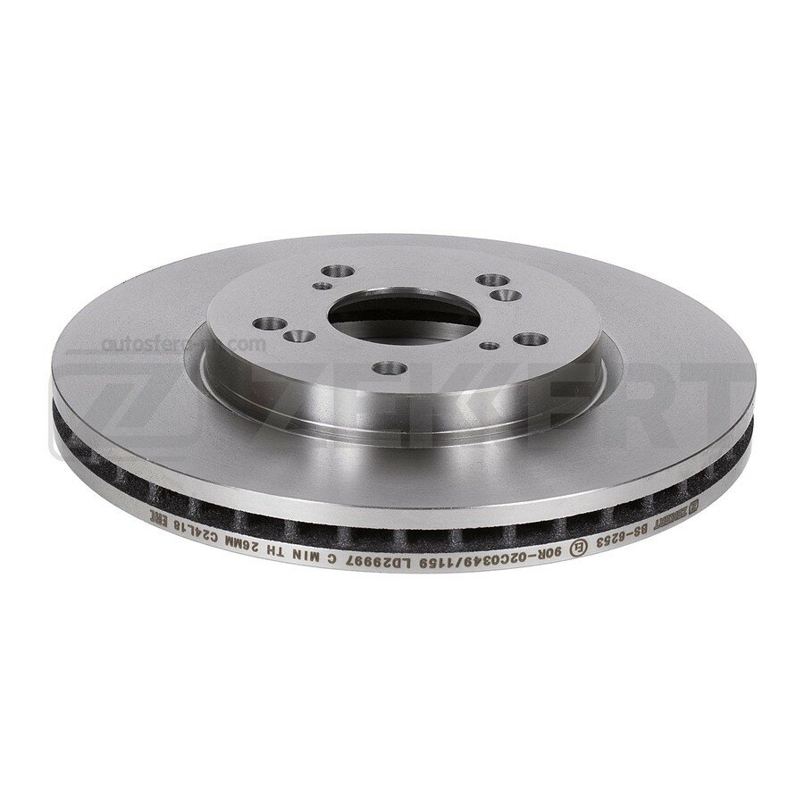 ZEKKERT BS6253 Диск торм. перед. Great Wall Hover 11-