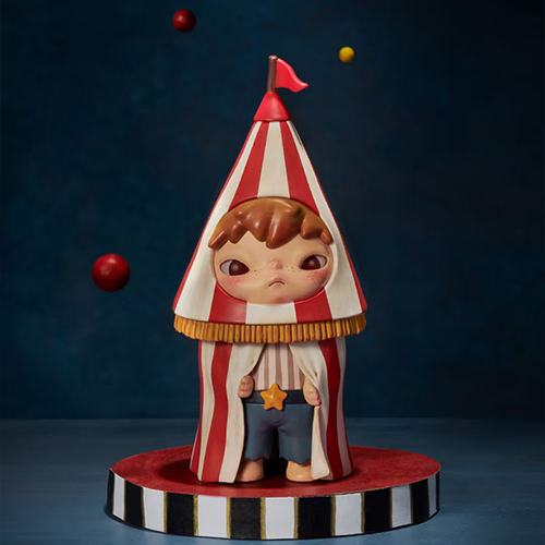 POP MART Hirono Shelter Series Blind Box Toy: Фигурка Цирка, 10 см Коллекционная, Официально Лицензированная