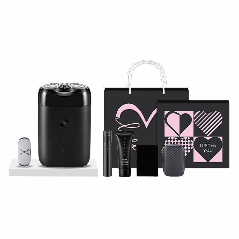 Электробритва вращающаяся мужская Xiaomi S100 Black, S 100 Black-Valentine's Day Beloved Box