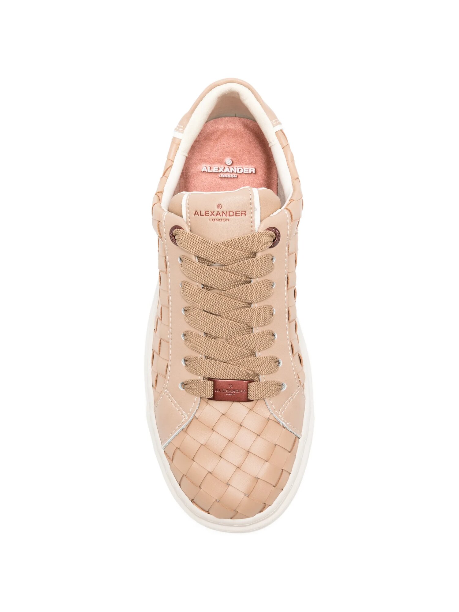 Кроссовки ALEXANDER SMITH Woven leather sneakers, размер 36, разноцветный — фото 1