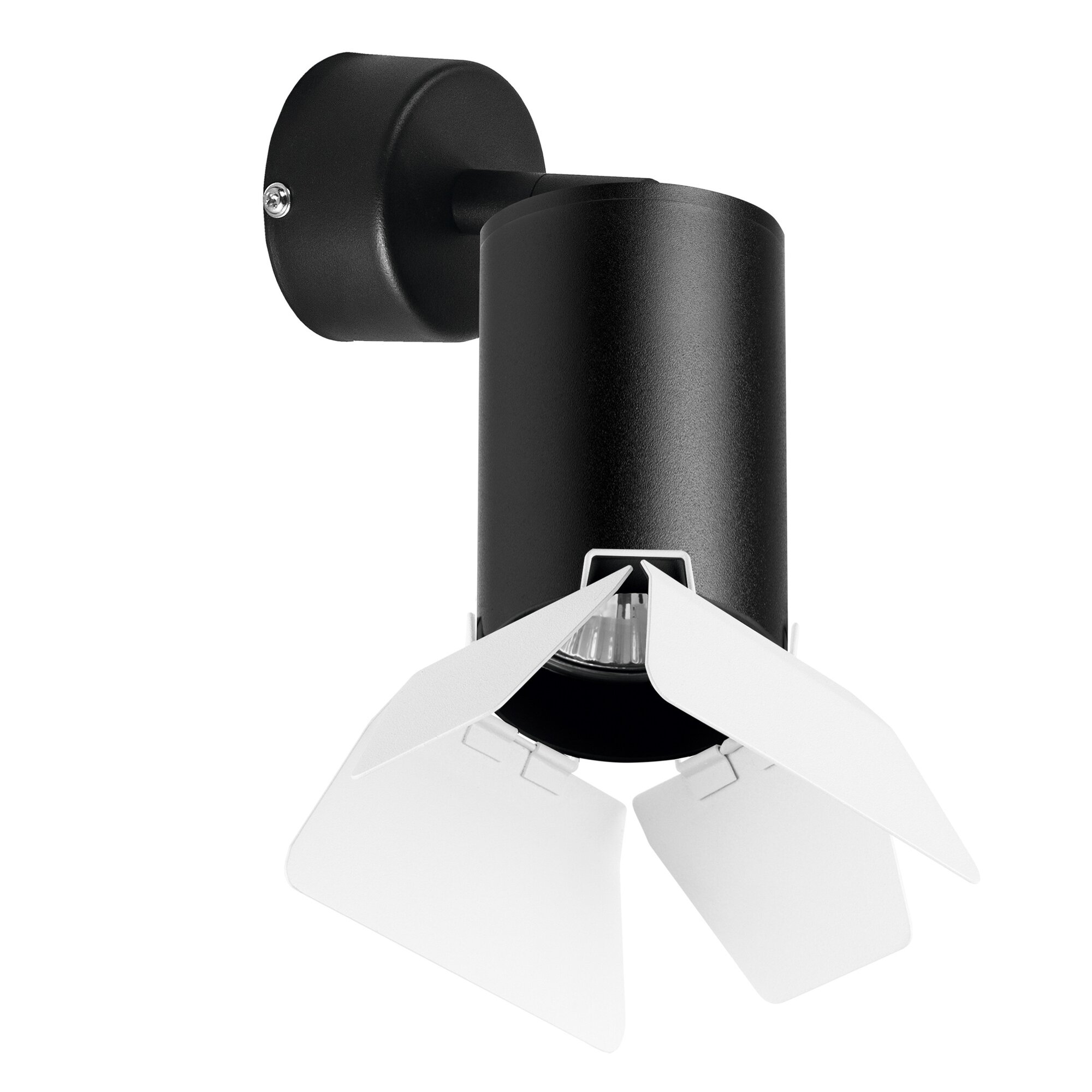 Потолочный светильник Rullo Lightstar, цвет черный/слоновая кость RB437436