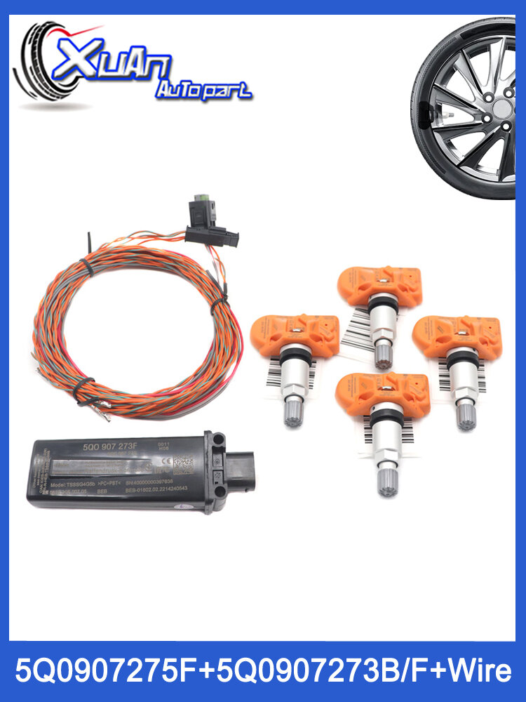 5Q0907275F 5Q0907275B TPMS Датчик системы контроля давления Подходит для Volkswagen MQB Polo Beetle Golf Tiguan Sharan Passat CC Audi A3