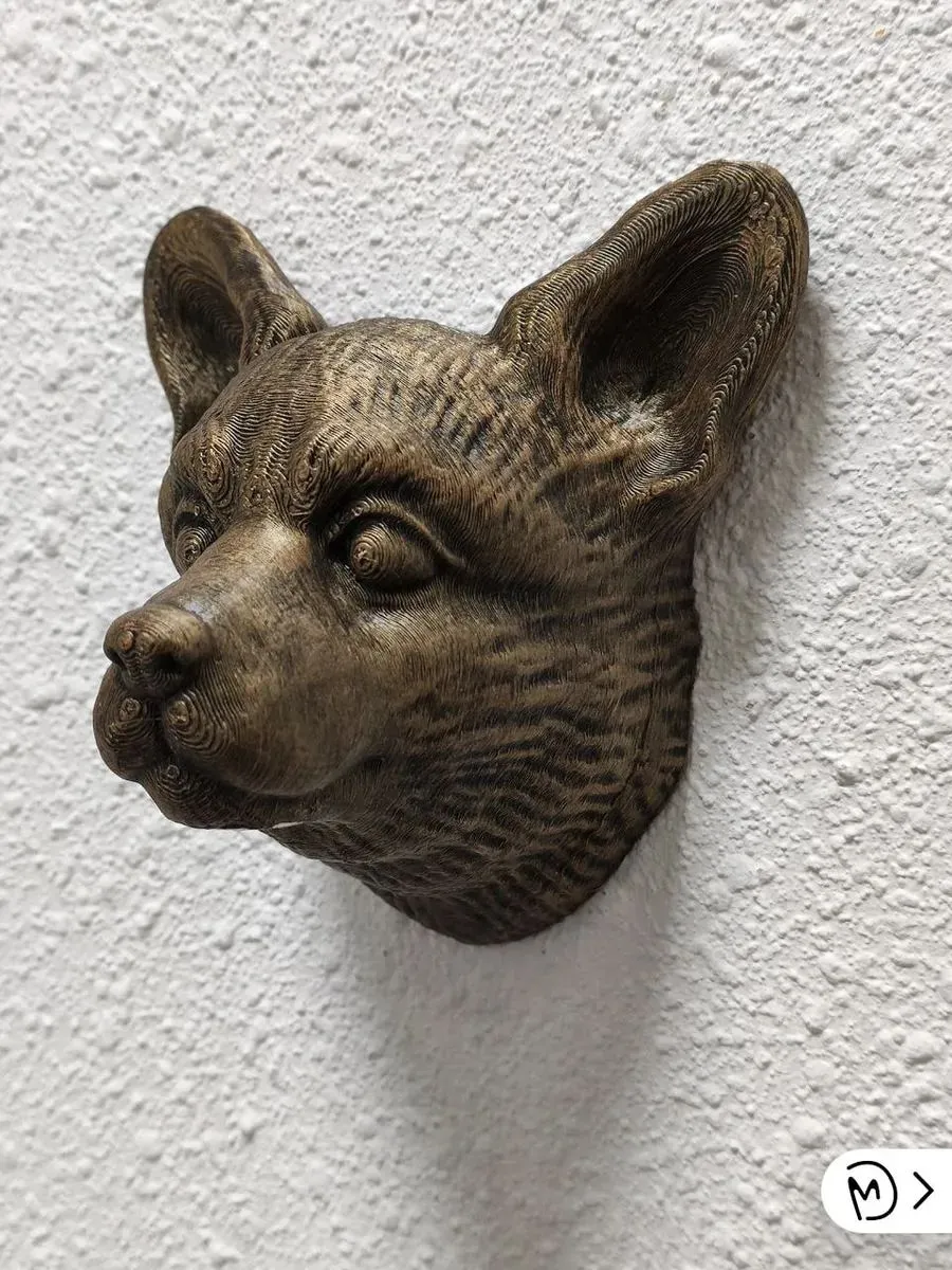 Статуэтка барельеф ключница -Корги — фото 1
