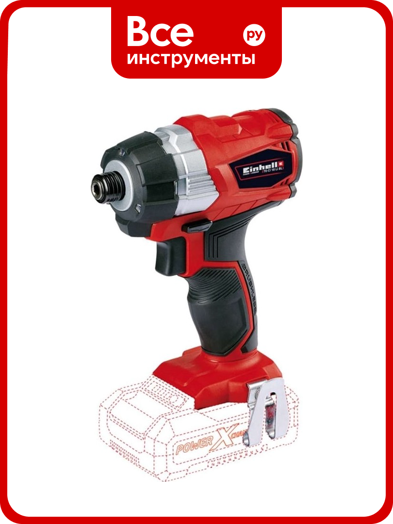 Ударный аккумуляторный винтоверт Einhell PXC TE-CI 18 Li Brushless-Solo 4510030