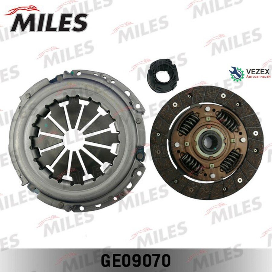 MILES GE09070 Сцепление комплект (VW POLO/SKODA FABIA/SEAT 1.2 01-) (LUK 620318400) GE09070