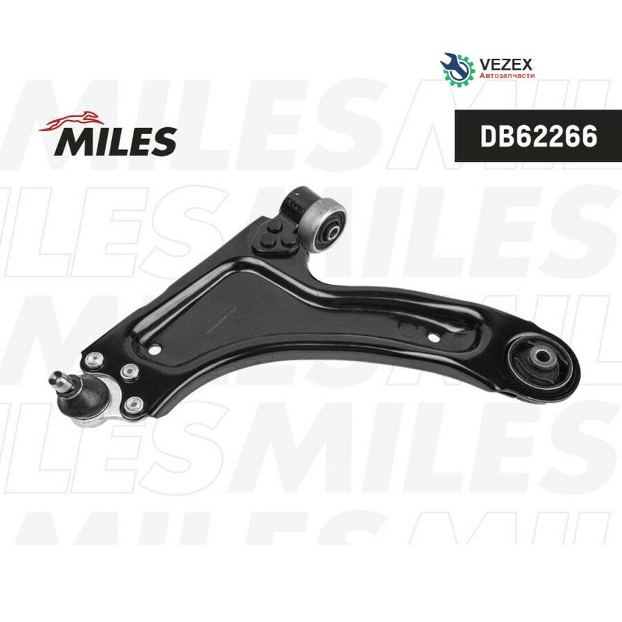 MILES DB62266 Рычаг передней подвески нижний левый OPEL CORSA C 00-06 (LEMFORDER 2805802) DB62266