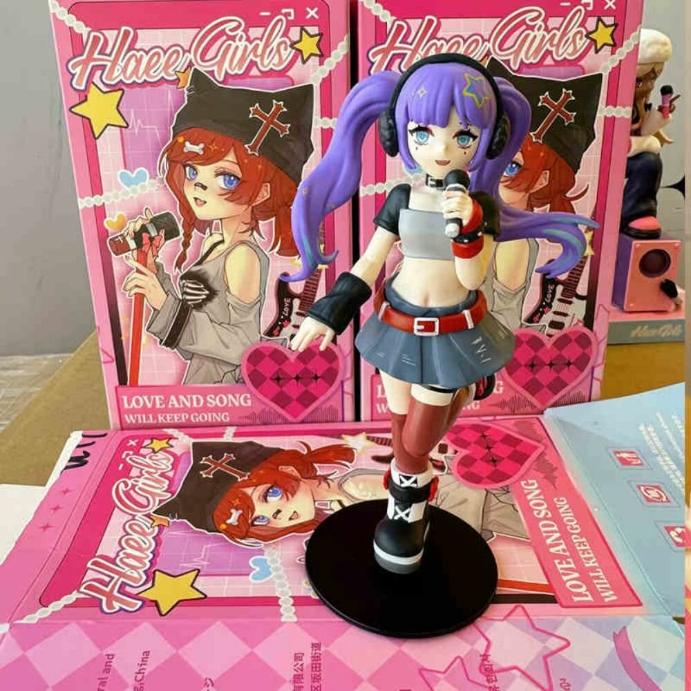 Haee Girls Коллекционная PVC-фигурка серии Музыкальная сцена для женских айдол-групп