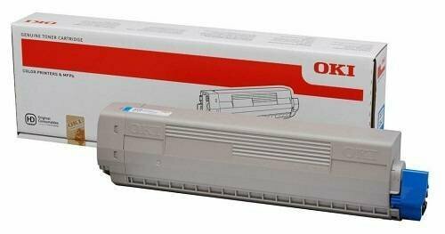 Тонер-картридж OKI 46490607 / 46490631 голубой
