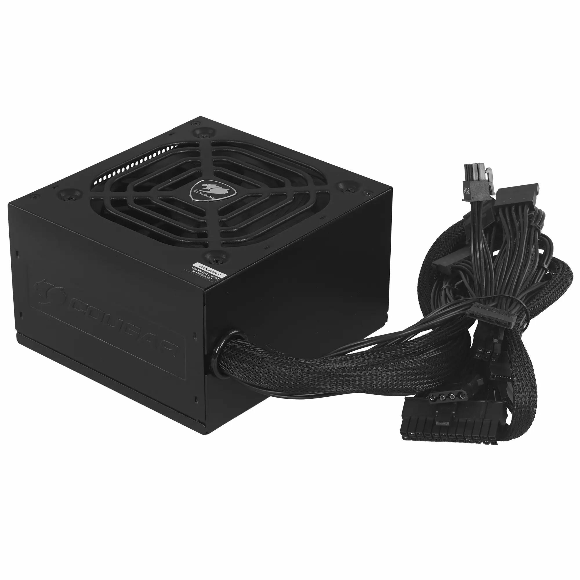Блок питания Cougar STC 550 80 Plus Standart (CGR SC-550) черный - ATX 20+4 пин, 4 pin + 4 pin CPU, 5 SATA, 2 x 6+2 pin PCI-E