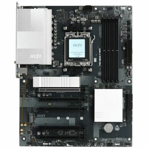 Материнская плата MSI PRO B840-P WIFI - AM5, AMD B840, 4xDDR5-5600 МГц, 1xPCI-Ex16, 2xM.2, ATX