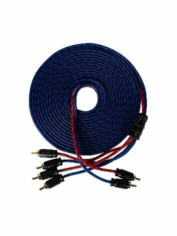 Kicx Headshot RCA-24-5-SS (2RCA-4RCA, 5 метров) медный кабель межблочный, разветвите