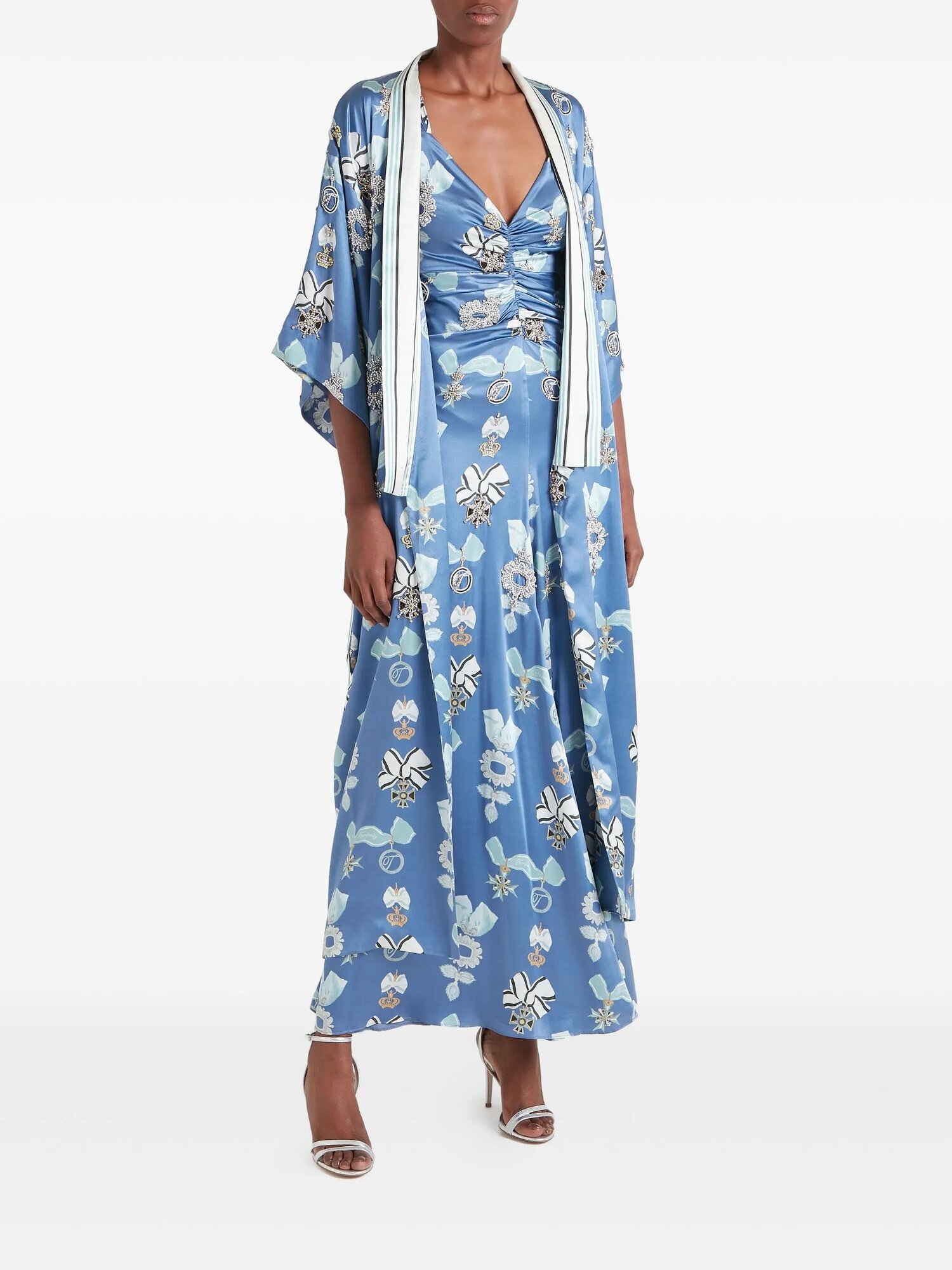 Накидка Temperley London, размер S, синий — фото 1