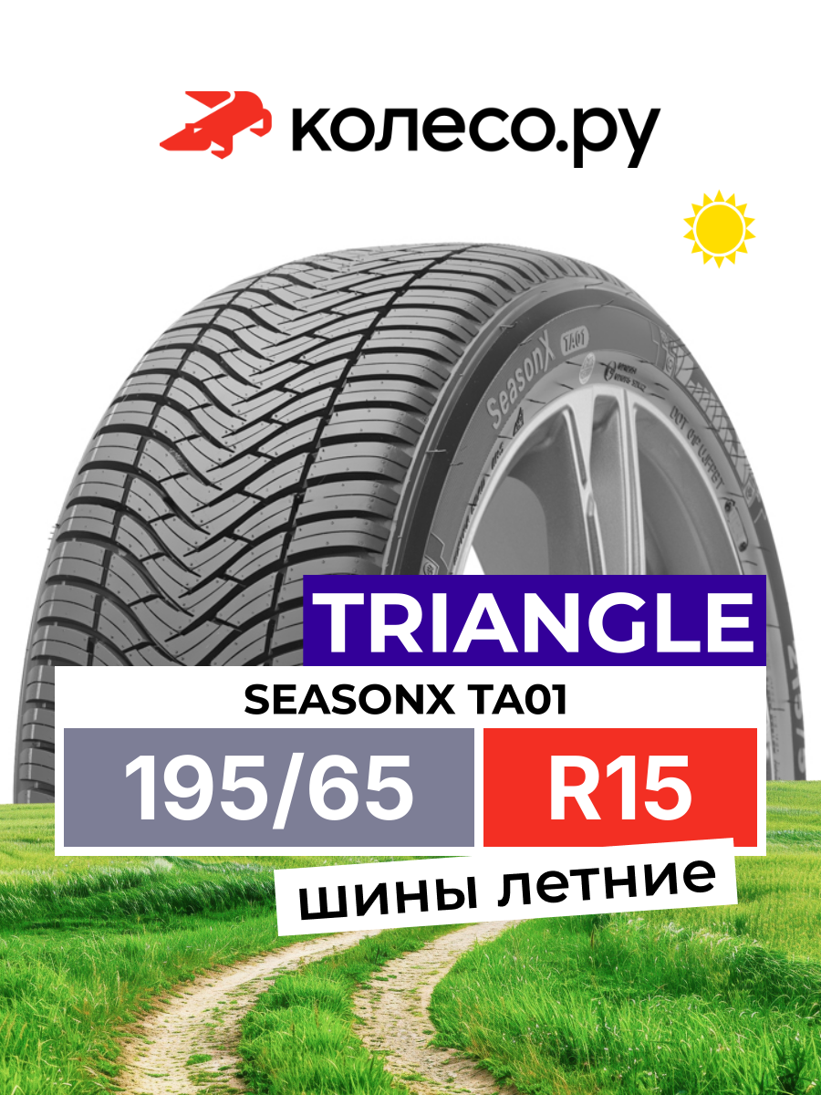 Шины летние Triangle SEASONX TA01 195/65 R15 95V нешипованная летняя резина