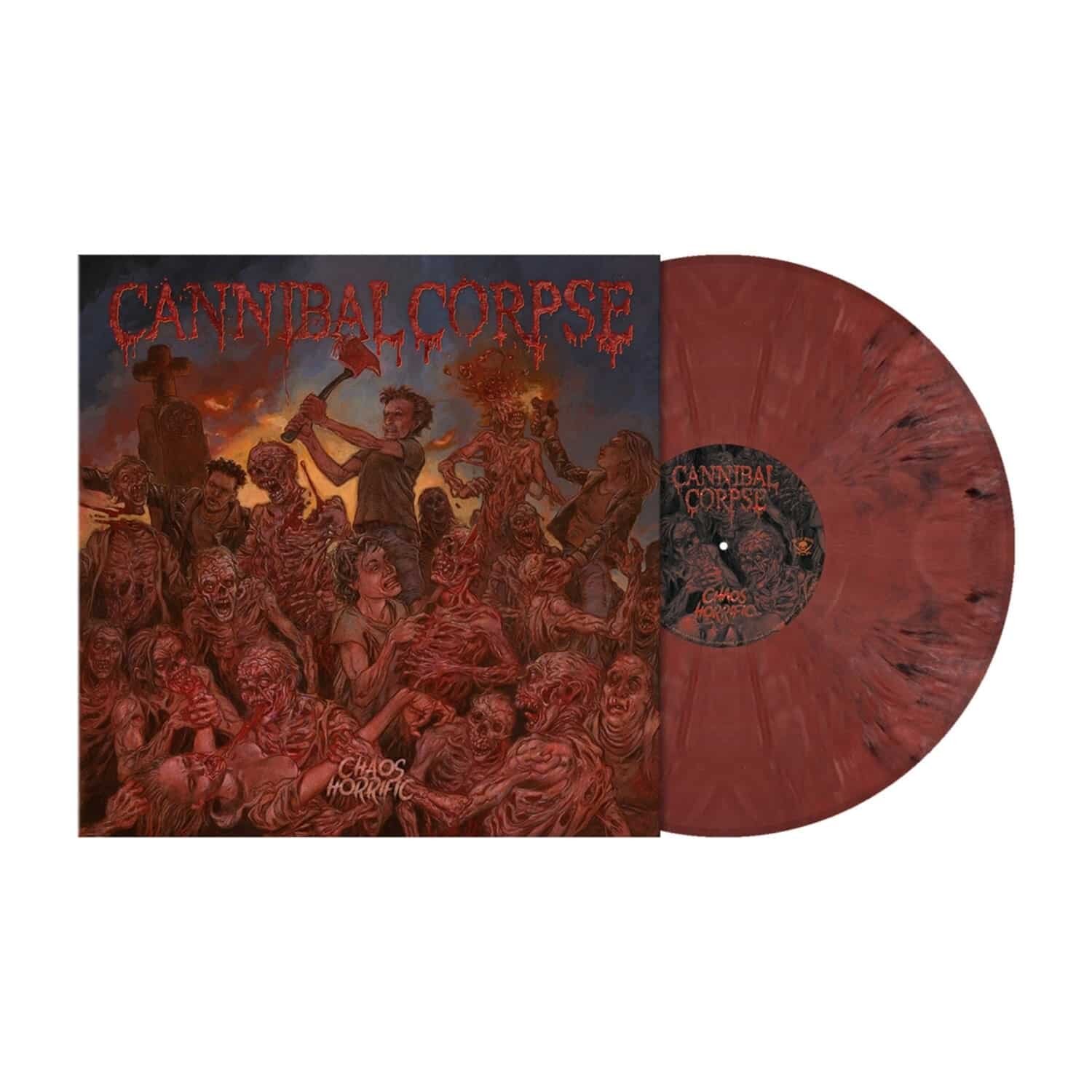Cannibal Corpse. Chaos Horrific (LP/Burned Flesh Marbled Vinyl/Виниловая пластинка)