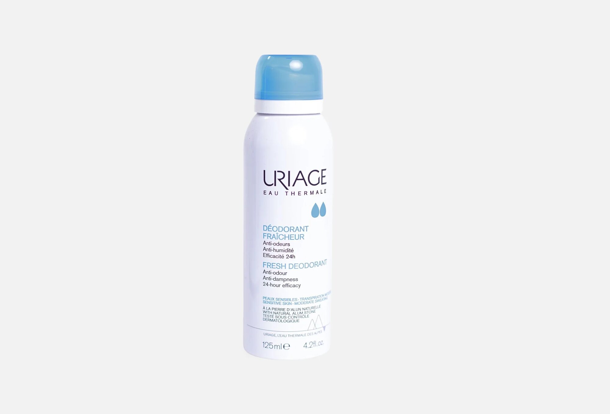 Дезодорант Uriage "Fresh Deodorant", гипоаллергенный, спрей, 125мл
