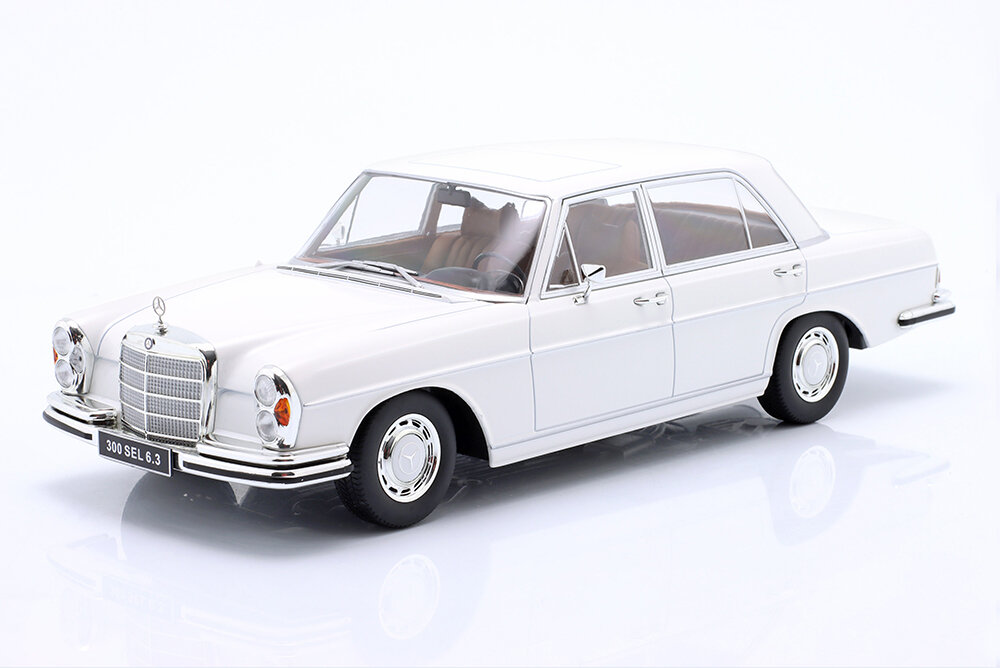 Модель коллекционная KK-SCALE Mercedes 300 sel 6.3 W109 1968 white