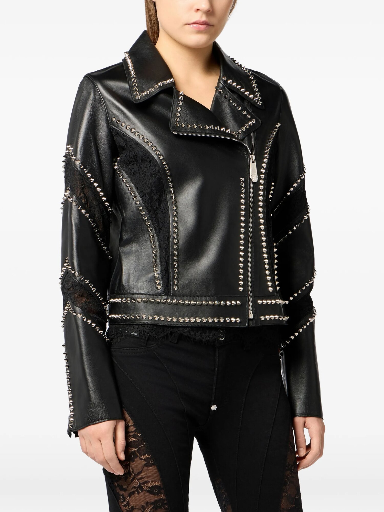 Куртка PHILIPP PLEIN, размер 38, black — фото 1