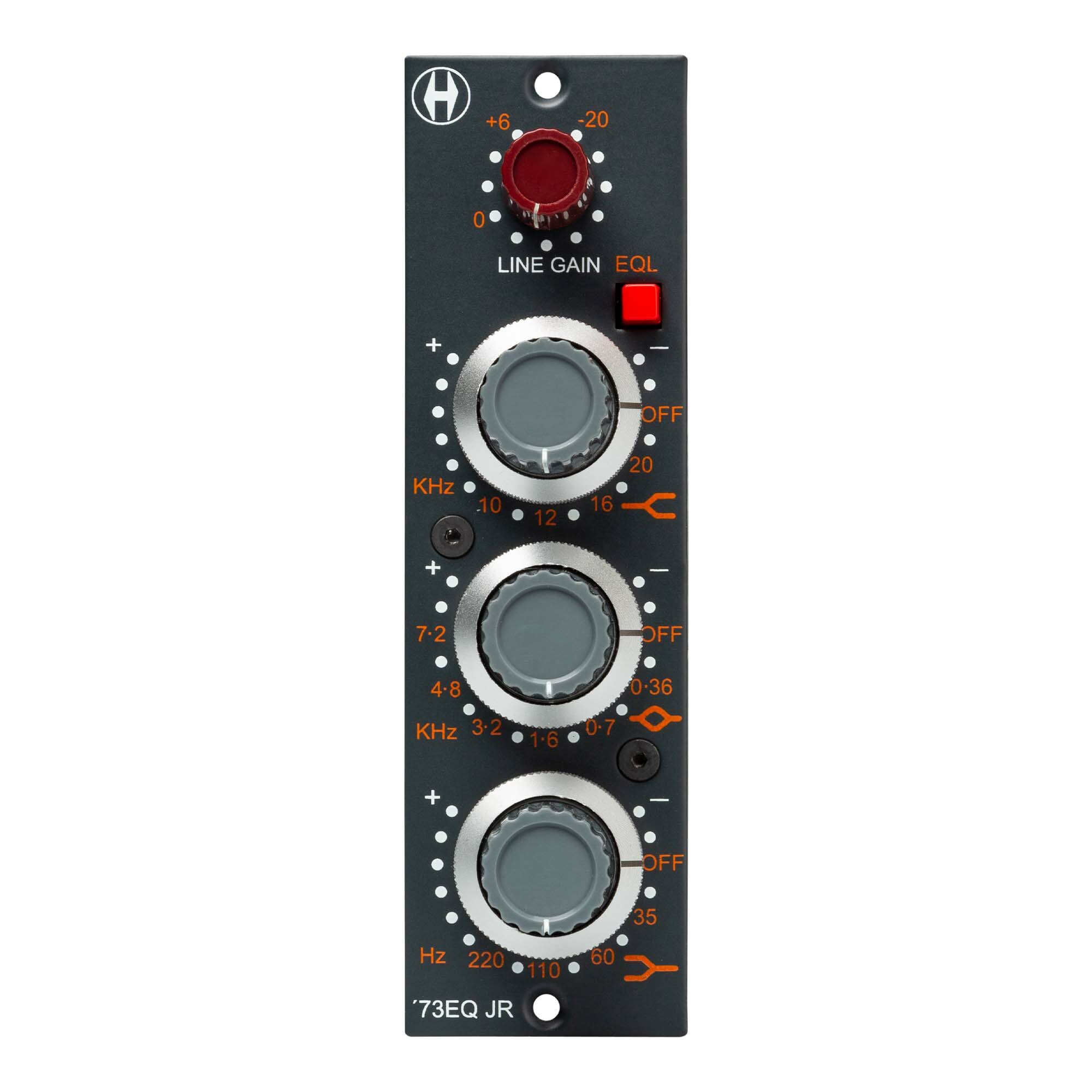 3-полосный модуль эквалайзера Heritage Audio 73 JR EQ black, стационарный