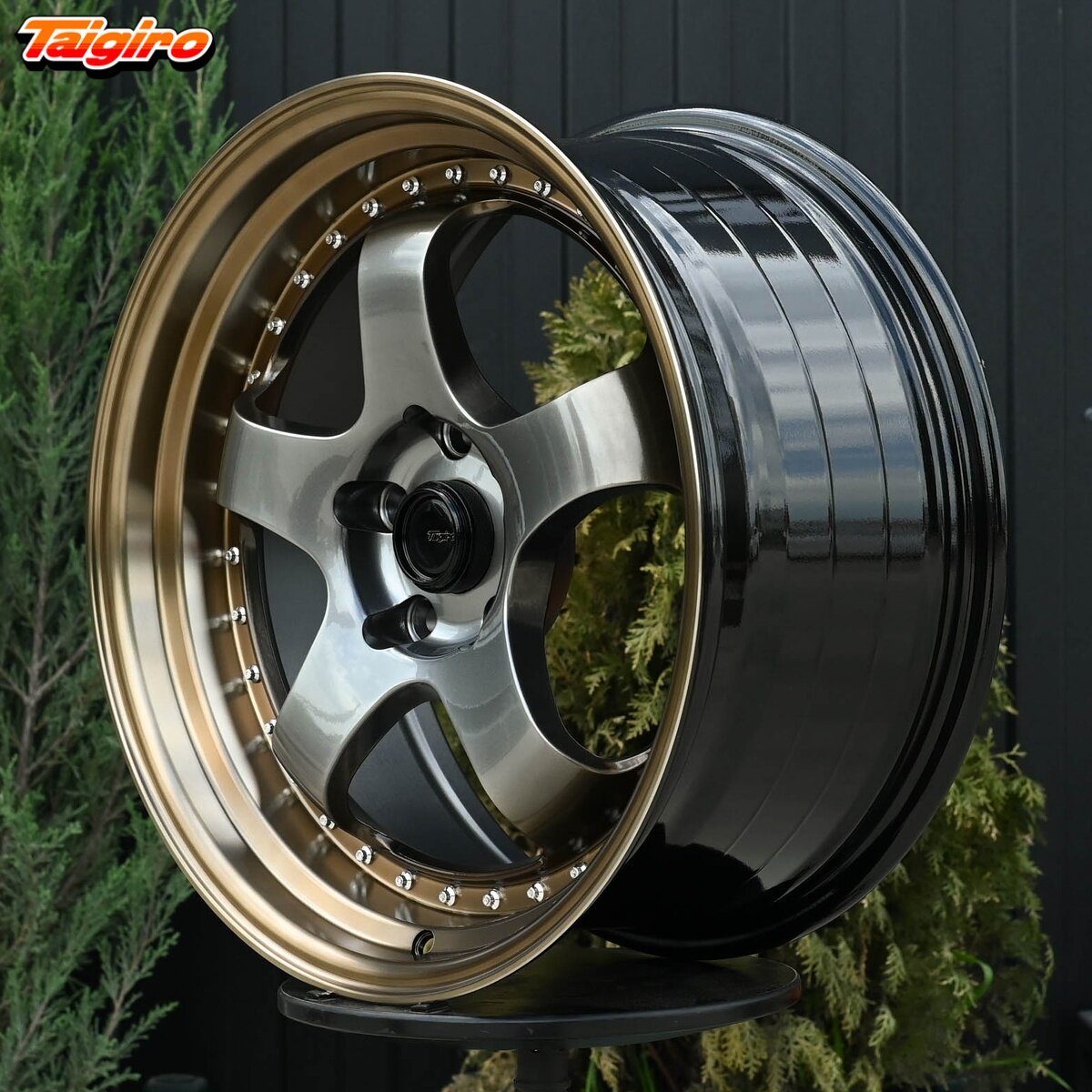 Комплект дисков R18 Work Meister Стиль 9.5J ET35 5*114.3 Темный хром (DX61)