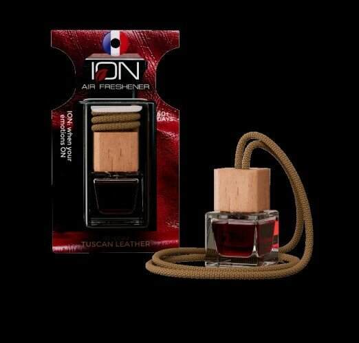 Освежитель (ароматизатор) подвесной жидкий бочонок 6мл ION TOM FORD TUSCAN LEATHER