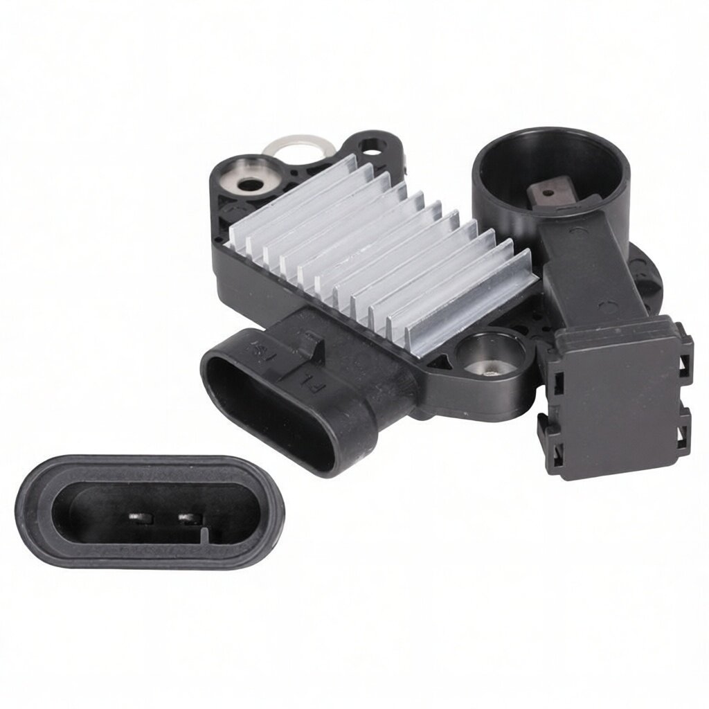 Регулятор напряжения для а/м Chevrolet Aveo (02-), Lacetti (04-), Captiva (06-11) (2PIN) VRR0549 STA
