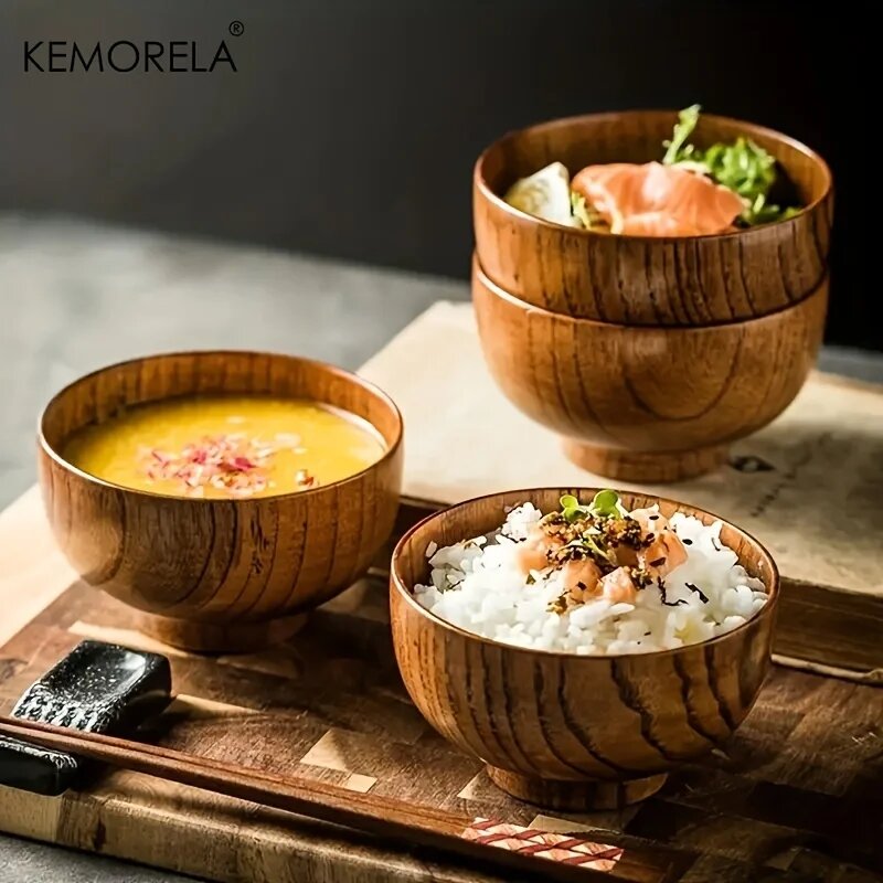 Деревянная миска KEMORELA для риса