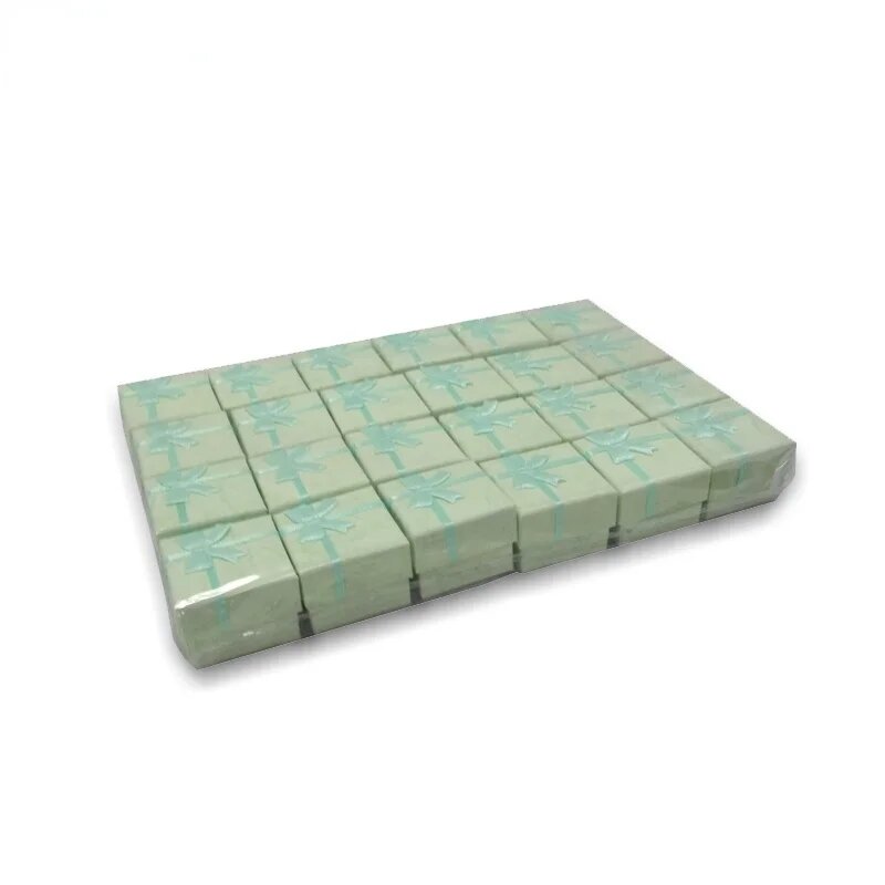 Бумажная коробка для хранения колец и сережек 12/24/36 шт. 36pcs, Green