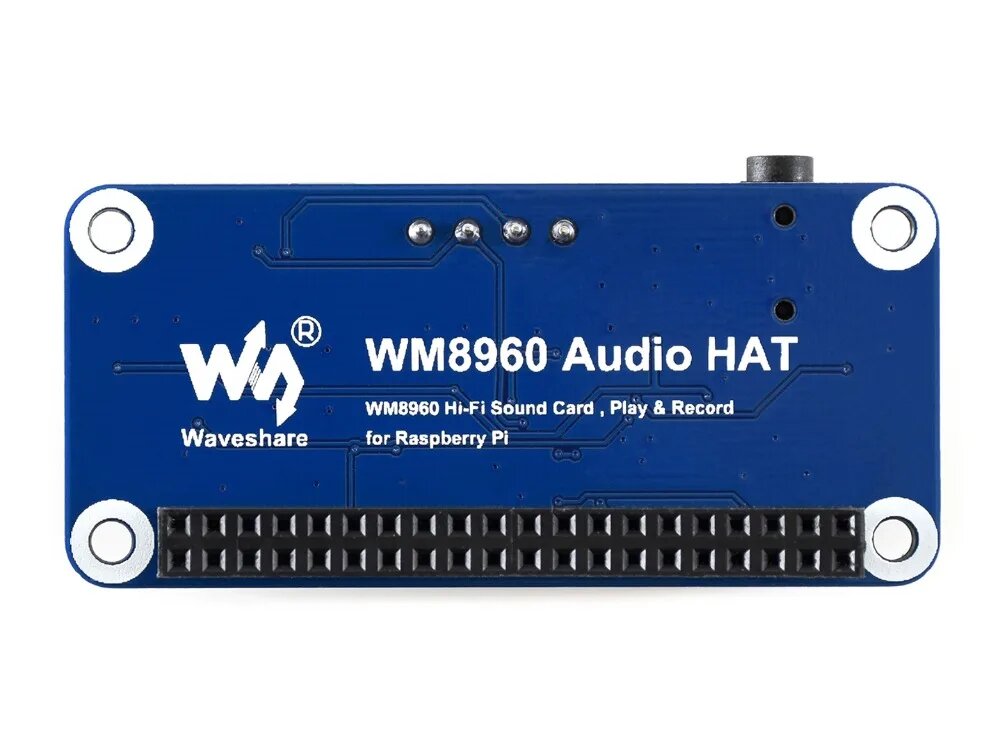 Waveshare WM8960 Audio HAT для Raspberry Pi — фото 1