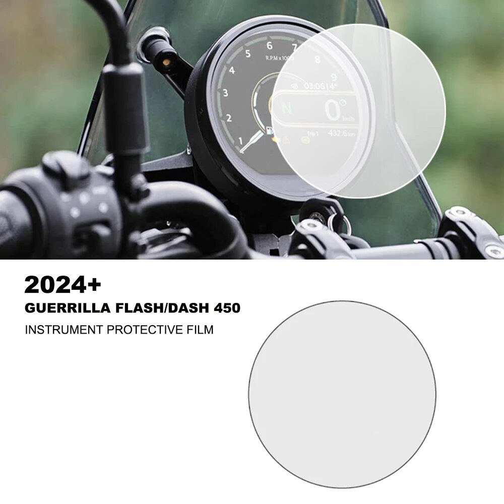 Для Royal Enfield Guerrilla Flash/Dash 450 2024 + новый мотоцикл, защита от царапин, 4 Set