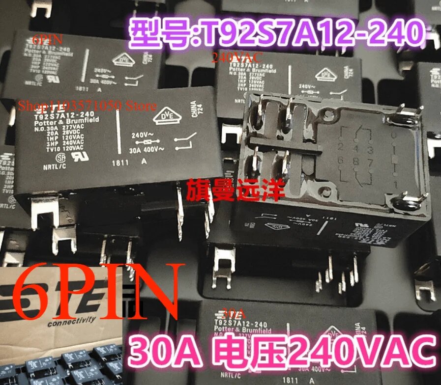 Реле мощности T92S7A12-240 240В 30А
