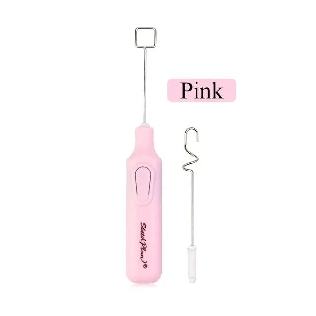 Розовый электрический миксер для гуаши Pink