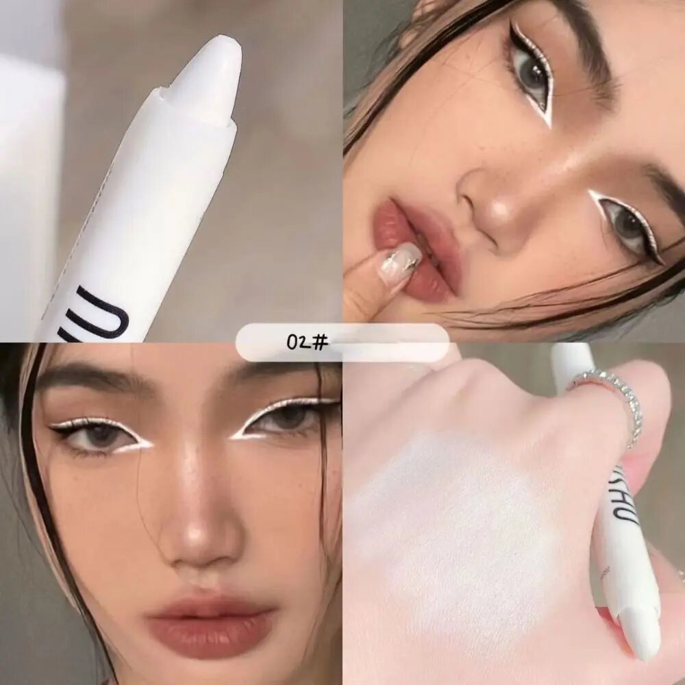 Diamond Silkworm Подводка для глаз матовая жемчужно-белая 02matte white
