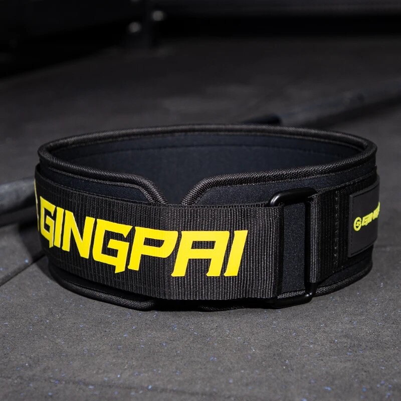 Gingpai пояс для тяжелой атлетики, черный GP ZS