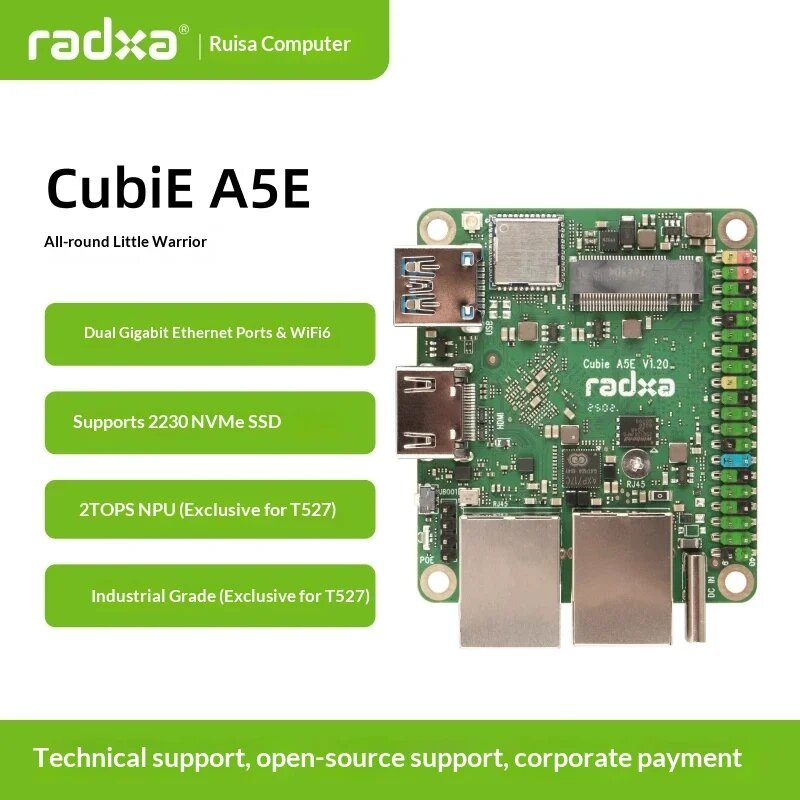Radxa Cubie A5E SBC 1GB Commercial