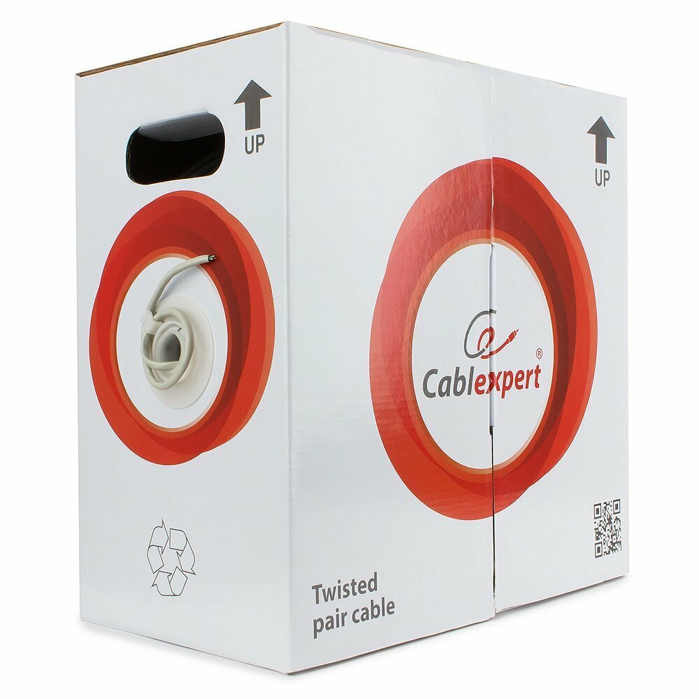 Кабель витая пара Cablexpert UPC-5051E-SOL, серый, 305 м