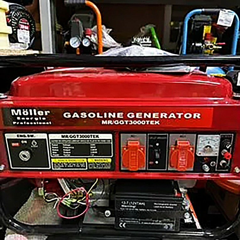 Бензогенератор Moller MR/GGT 3000 TEK. 3 кВт. электрозапуск. бак 15л. 11 часов работы. медная обмотка