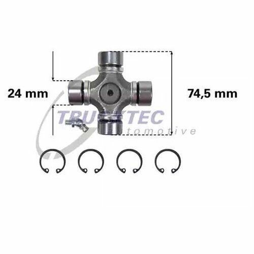Крестовина карданного вала Trucktec 0234053 для Mercedes Viano W639, Vito W639