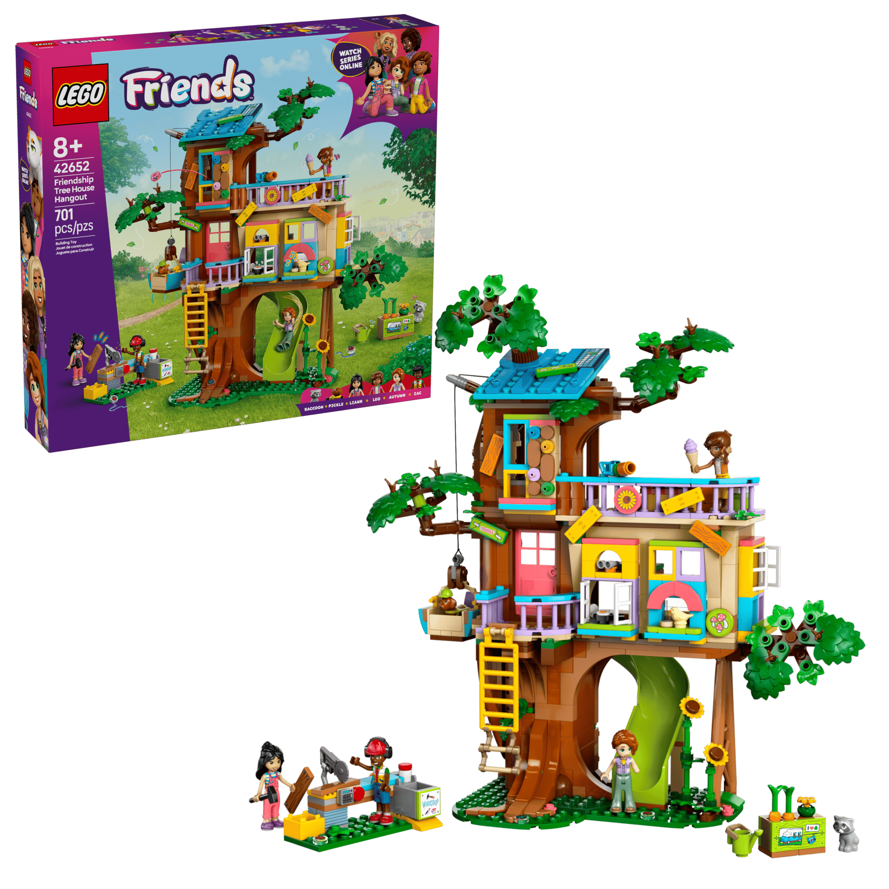 Конструктор LEGO Friends 42652 Посиделки в домике на дереве дружбы, 701 дет.