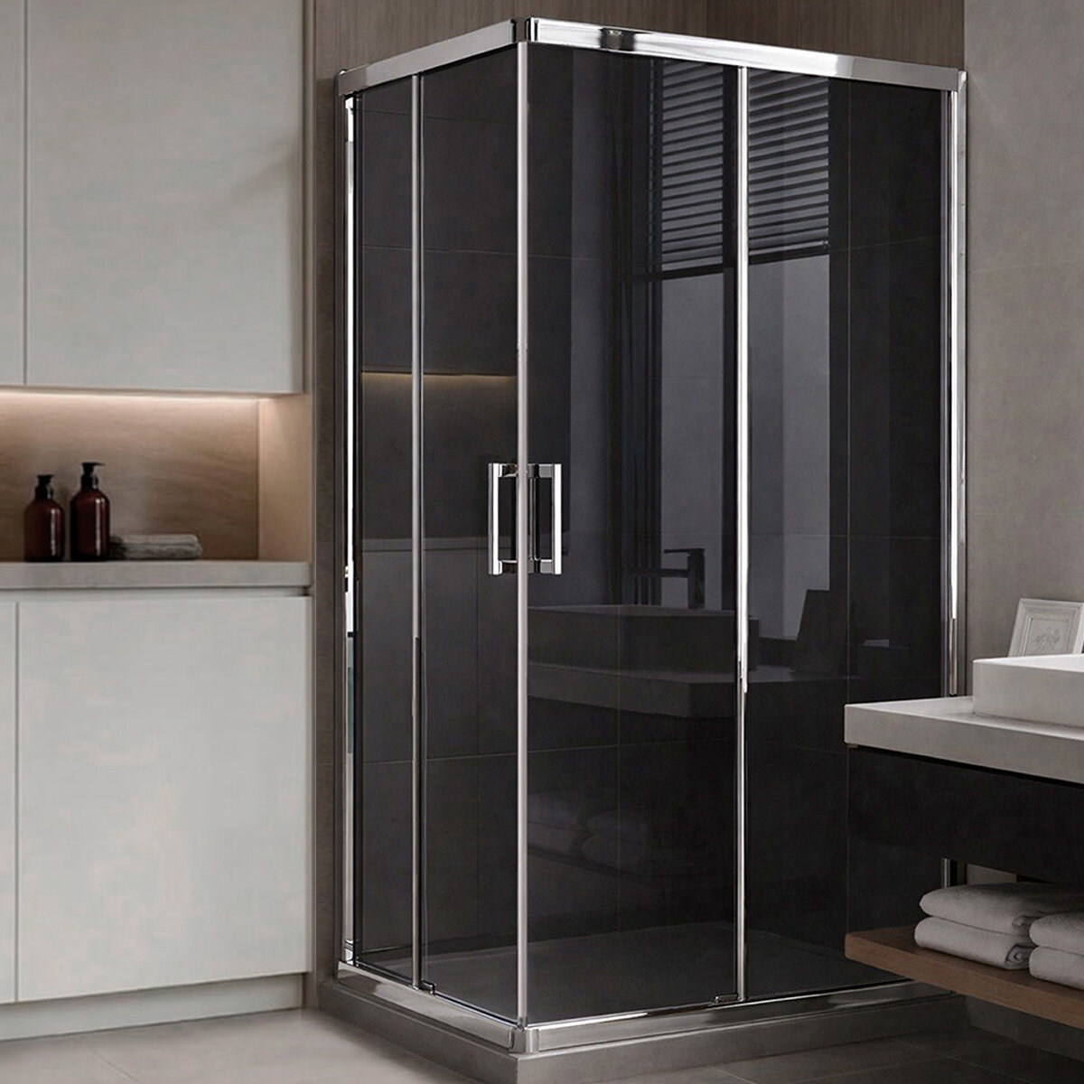 Душевой уголок Royal Bath HPD 120х100 RB1120HPD-G-CH