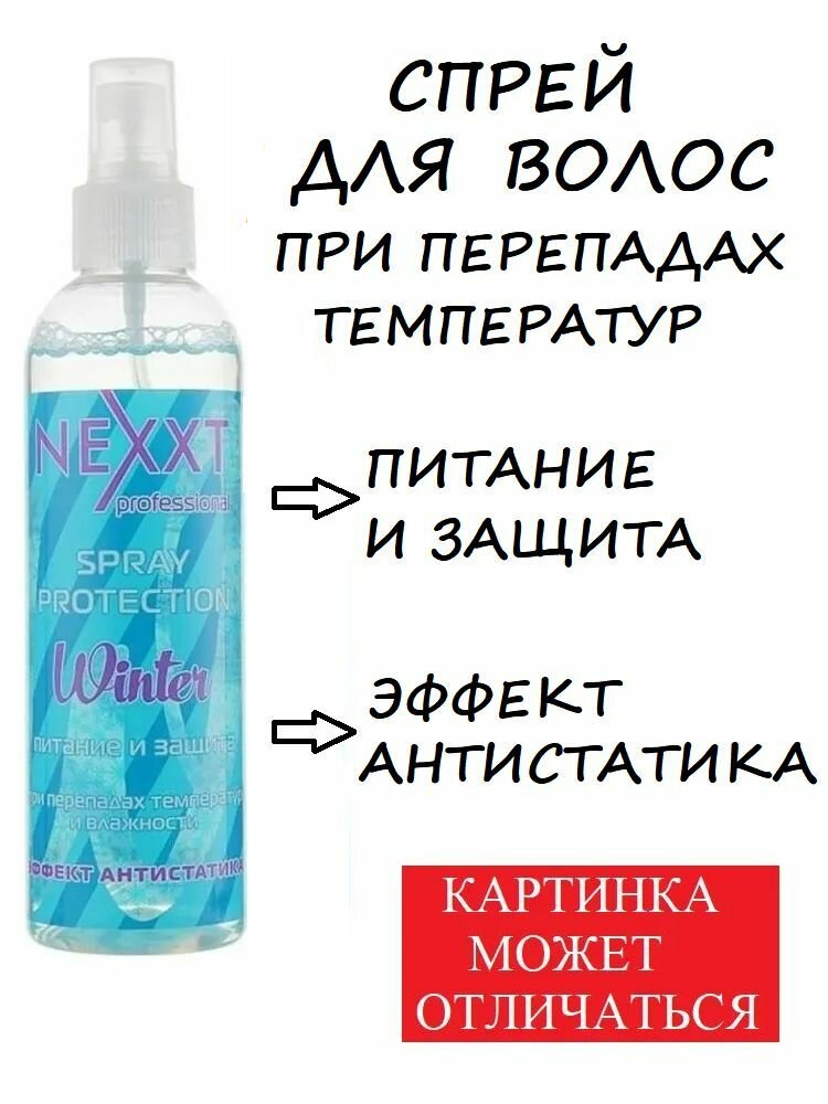 Спрей питание и защита для волос, эффект антистатика Nexprof ,250мл