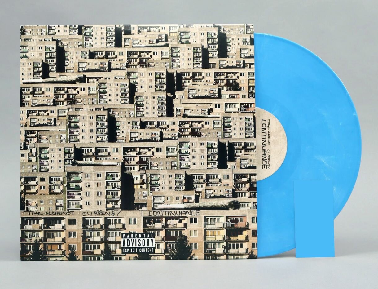 The Alchemist & CurrenSy - Continuance (400шт в мире Cloudy Blue USA Limited) Цвет Облачного Неба, Ультра-Редкая Виниловая Пластинка из США