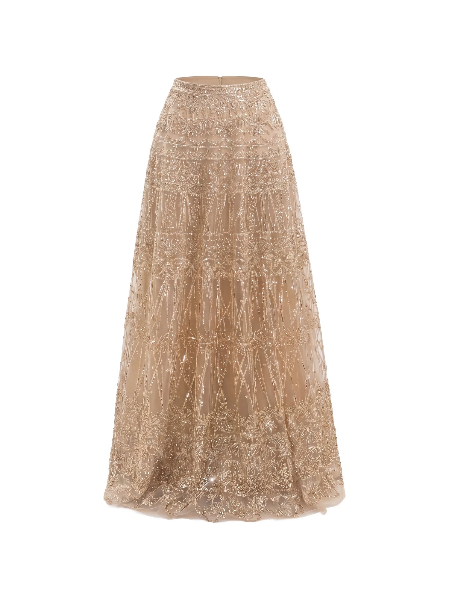 Юбка Beaded A-line maxi skirt