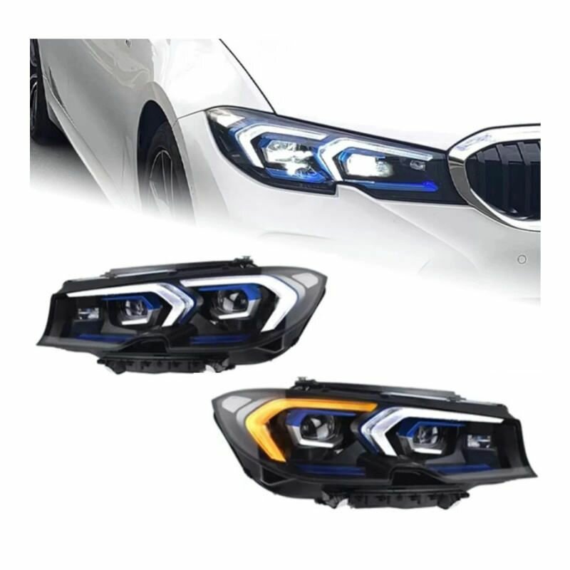 Комплект 2 шт Фары передние тюнинг для BMW 3 Series G20/G21 2020-2024