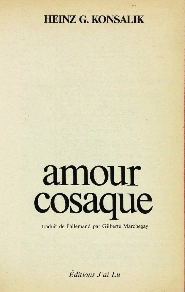 Amour cosaque — фото 1