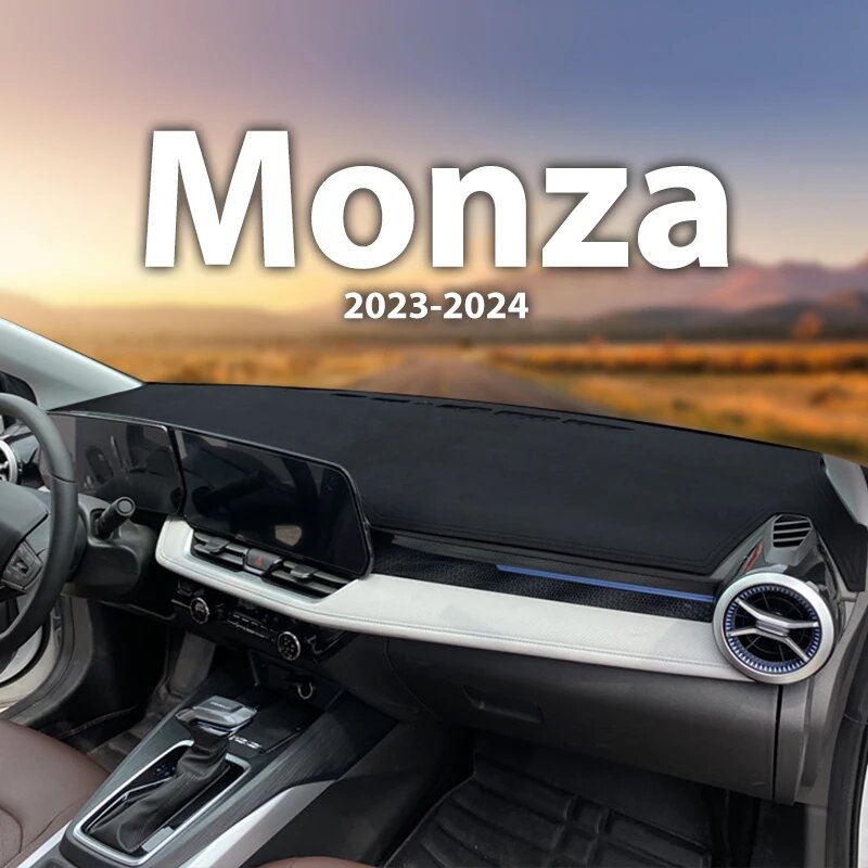 Для Chevrolet Monza 2023-2024 автомобильный коврик для приборной панели, коврик для приборной панели, анти-УФ-антискользящий автомобильный защитный чехол, солнцезащитный козырек