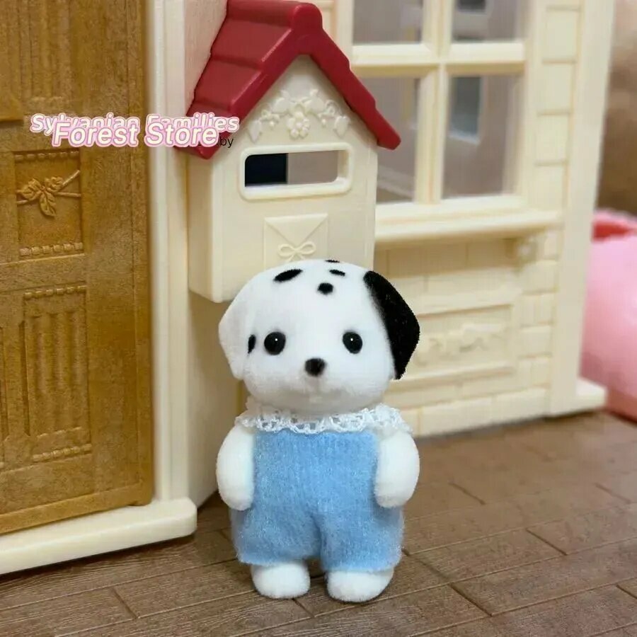Sylvanian Families Пятнистый щенок Детские растительные игрушки плюшевые куклы