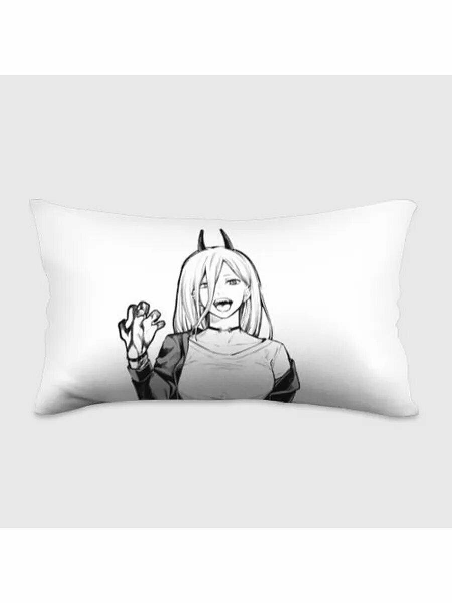 Black and White Anime Подушка