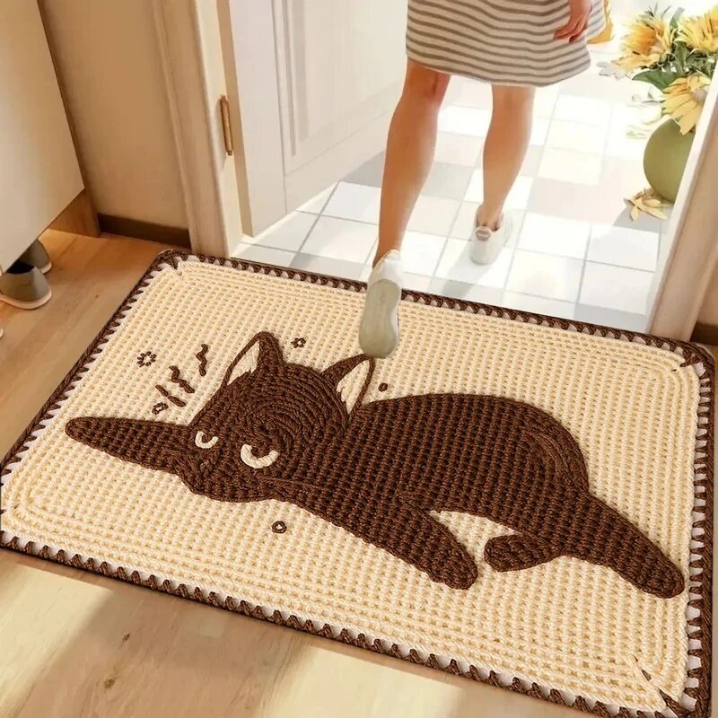 VIKAMA коврик для входа из полиэстера современный стиль 30x50cm, FLR-2